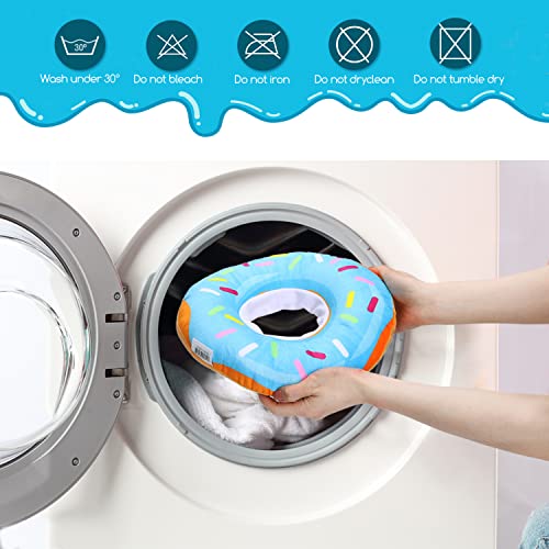 Cat Cone Collar Soft, Nobleza Adjustable Cute Donut Pet Recovery Collar for Wound Healing, Comfy Alternative Elizabethan Collar Medical Neck Pillow After Surgery for Cat, Kitty, Puppy, Small Dog