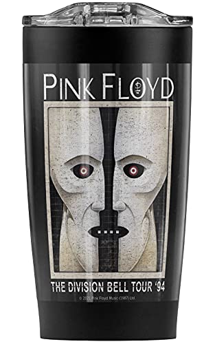 Pink Floyd The Division Bell Stainless Steel Tumbler 20 oz Coffee Travel Mug/Cup, Vacuum Insulated & Double Wall with Leakproof Sliding Lid | Great for Hot Drinks and Cold Beverages