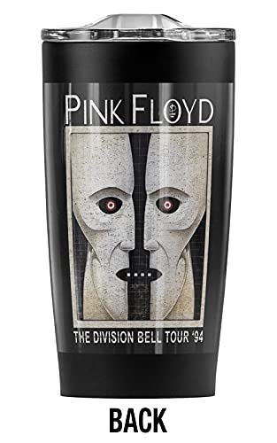 Pink Floyd The Division Bell Stainless Steel Tumbler 20 oz Coffee Travel Mug/Cup, Vacuum Insulated & Double Wall with Leakproof Sliding Lid | Great for Hot Drinks and Cold Beverages