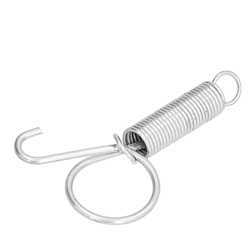 20Pcs Rabbit Cage Door Fixing Plate Metal Finger Spring Lock Hook Multifunctional Cage Door Spring Hook Used to Fix Rabbit Pet Cage Door Farm (Large)