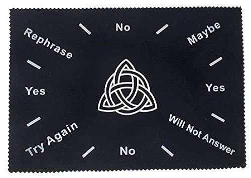 New Age Imports, Inc.® ~ Triquetra Velvet Pendulum Divination Cloth 8x12 (Triquetra 8x12)