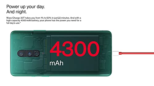 OnePlus 8 5G (128GB, 8GB) 6.55" 90Hz AMOLED, Snapdragon 865 5G, 48MP 4K Camera, Global 4G LTE (T-Mobile Unlocked for AT&T, Metro, Verizon) w/Fast Car Charger Bundle IN2017 (Interstellar Glow)