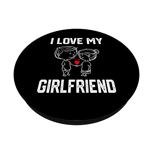 I love my Girlfriend PopSockets Swappable PopGrip