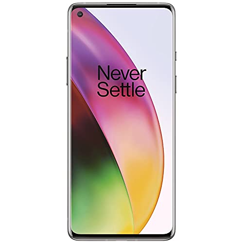 OnePlus 8 5G (128GB, 8GB) 6.55" 90Hz AMOLED, Snapdragon 865 5G, 48MP 4K Camera, Global 4G LTE (T-Mobile Unlocked for AT&T, Metro, Verizon) w/Fast Car Charger Bundle IN2017 (Interstellar Glow)