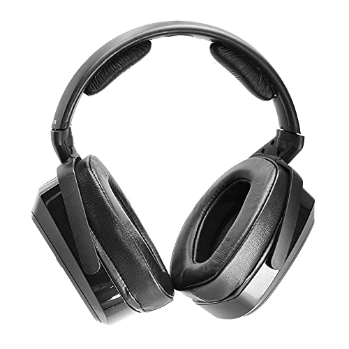 defean RS165 175 185 195 Upgrade Quality Ear Pads Replacement Ear Cushion Foam Compatible with Sennheiser HDR RS165,RS175, RS185,RS195 RF Wireless Headphone,Added Thicknes(Sheepskin)