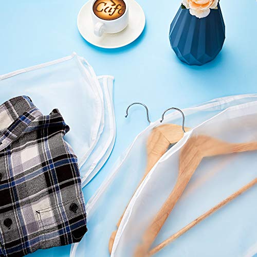 Shoulder Covers Garment Covers Clothes Covers for Closet Storage Suit, Coats, Jackets, Dress Closet Storage (16 Pieces)