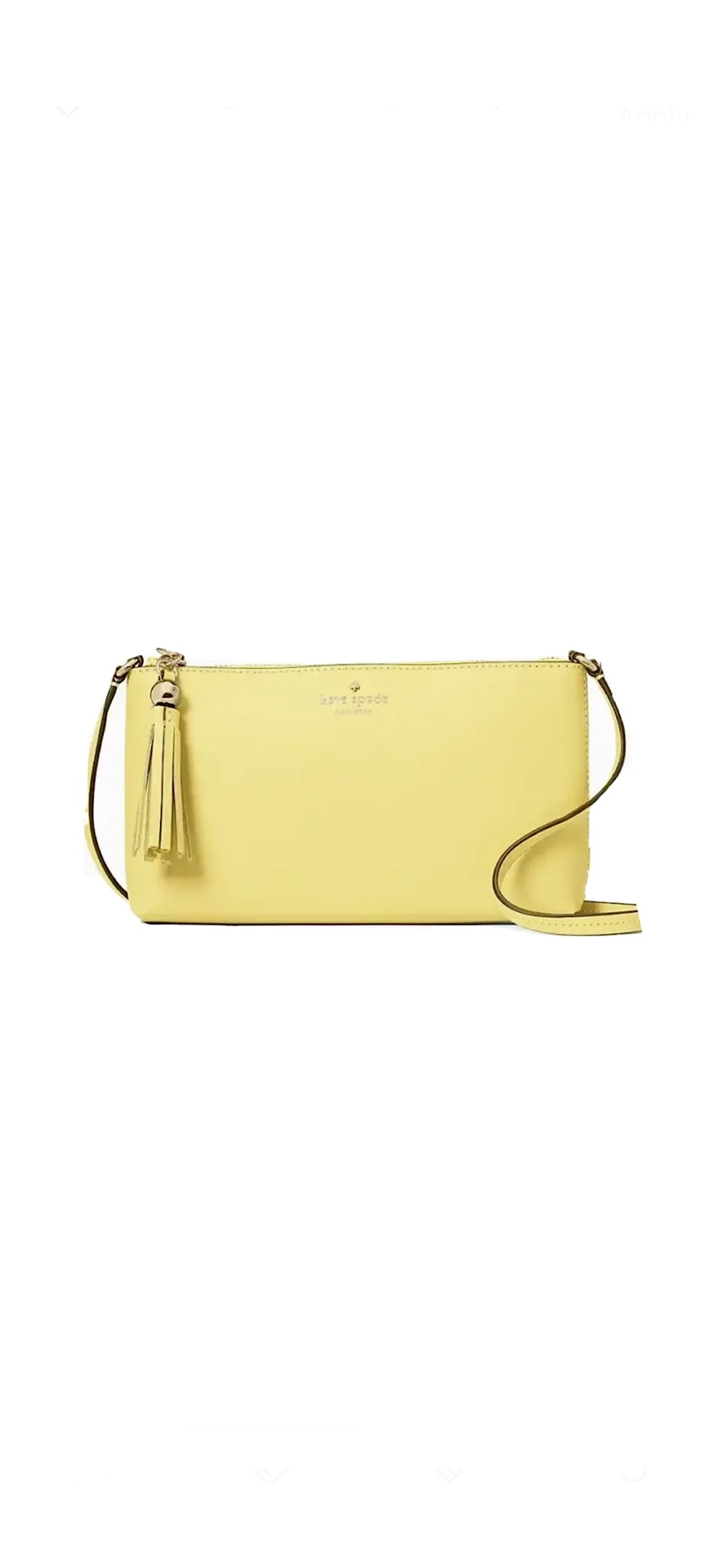 Kate Spade Amy Leather Crossbody Bag (Yuzu jam)