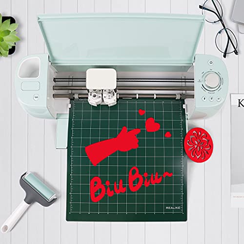 REALIKE Variety Cutting Mat for Cricut Maker 3/Maker/Explore 3/Air 2/Air/One,StandardGrip/LightGrip/StrongGrip/FabricGrip Multiple Adhesive 12x12 inch Cricket Cut Mats for Cricut 5 Pack
