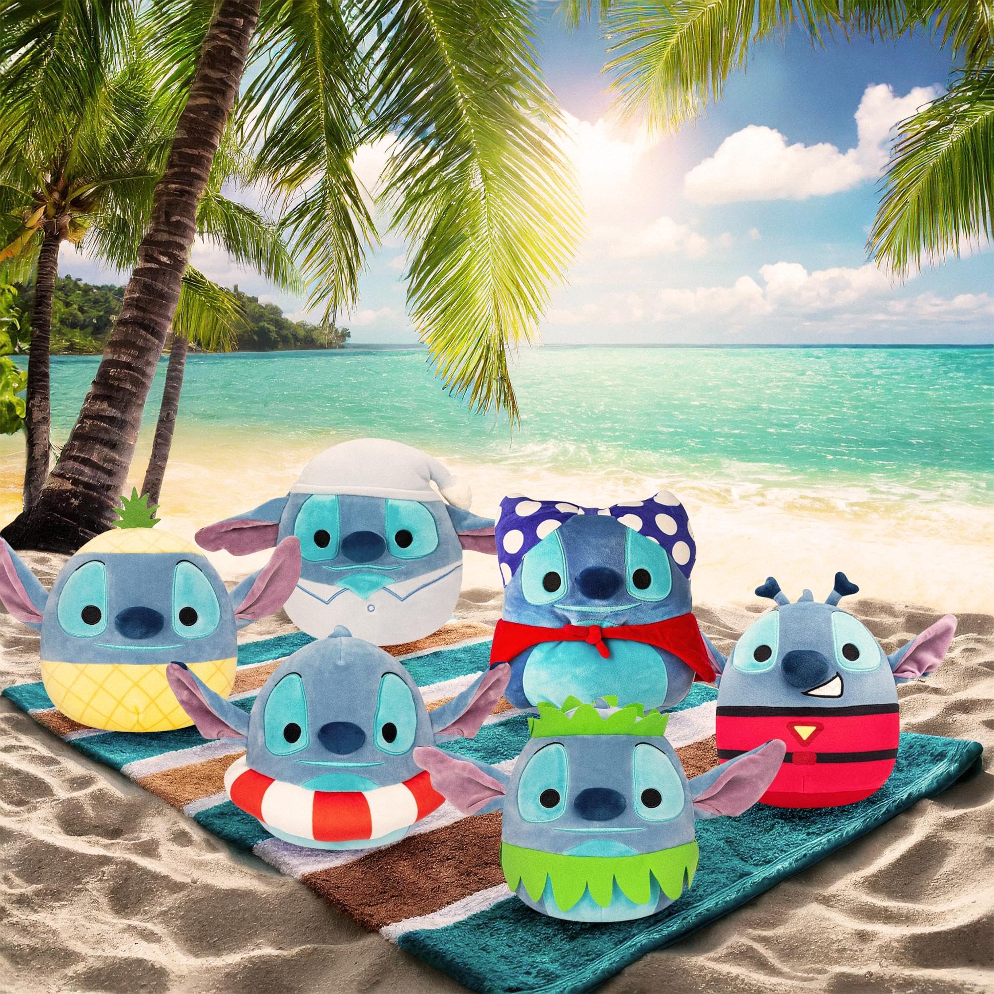 Squishmallows 8" Disney Stitch with Life Preserver