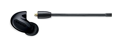 Shure SE846 Wired Sound Isolating Earbuds, High Definition Sound + Natural Bass, Four Drivers, Secure in-Ear Fit, Detachable Cable, Durable Quality, Compatible with Apple & Android Devices - Black