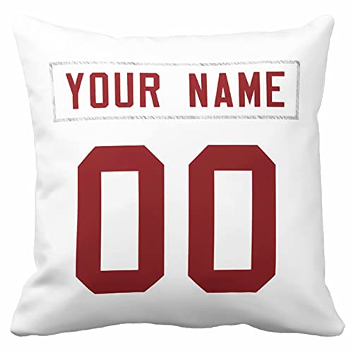 ANTKING Throw Pillow 2 Packs Custom Any Name and Number for Men Youth Boy Gift