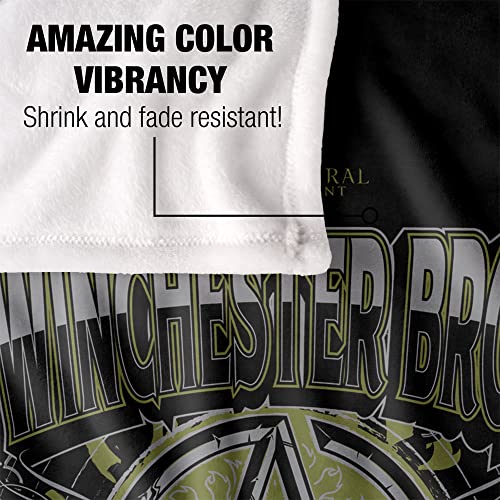Supernatural Winchester Bros Officially Licensed Silky Touch Super Soft Throw Blanket 50" x 60"
