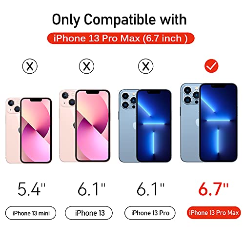 ivoler[4+2Pack]Screen Protector Compatible With iPhone 13 Pro Max 6.7‘’[4 Pack]with [2 Pack] Camera Lens Protector, HD Tempered Glass Film With Align Frame, 9H Hardness, Bubble Free,Scratch Resistant