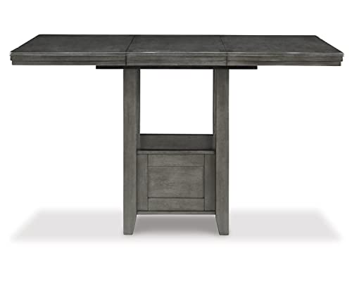 Signature Design by Ashley Hallanden Counter Height Dining Extension Table, 0, Gray