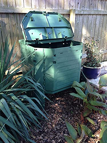 Exaco ThermoKing 900-NP Thermo King Compost Bin, 240 Gal Giant Composter, Green