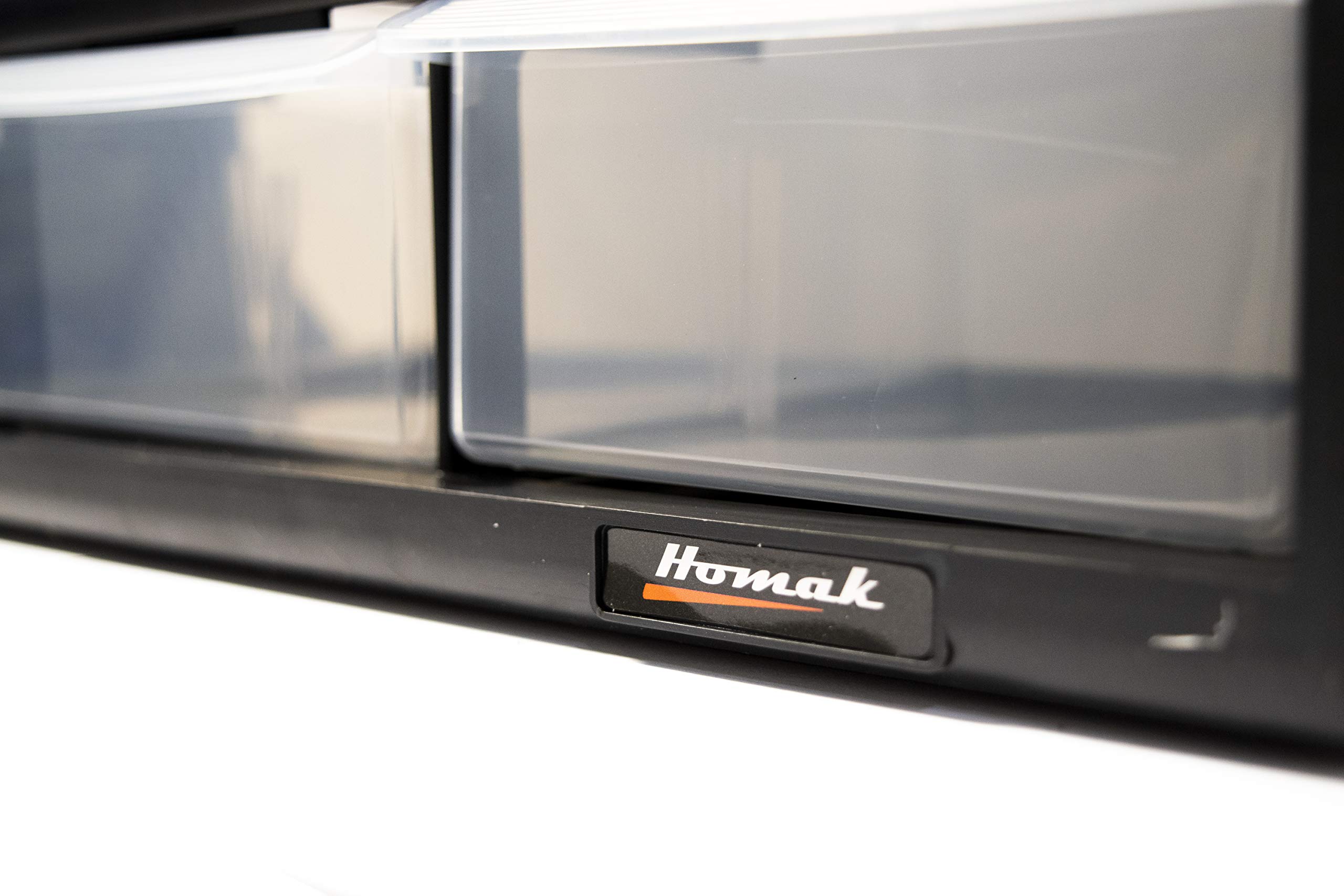 Homak Parts Organizer, Black, 39 Drawers