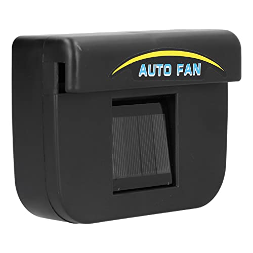 Car Ventilation Fan, 0.5W Vehicle Exhaust Fan Portable 2V Solar Charging Lightweight for Car(Solar car Fan_Small Board, Pisa Leaning Tower Type)