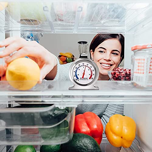 3 Pack Refrigerator Classic Fridge Large Dial with Red Indicator for Freezer Refrigerator Cooler with Hanging Hook and Retractable Stand Floor and Rug Vacuum