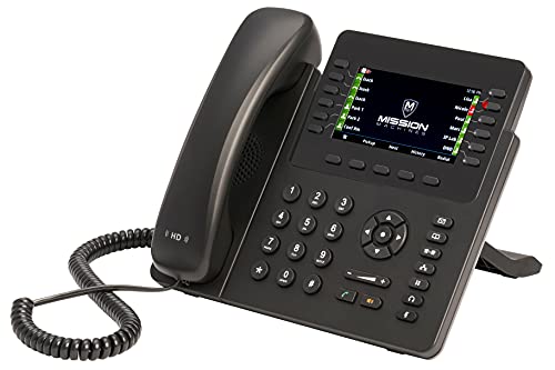 Mission Machines S-100 Business Phone System: Advanced Pack - Auto Attendant/Voicemail, Cell & Remote Phone Extensions, Call Recording & Mission Machines Phone Service for 2 Month (4 Phone Bundle)