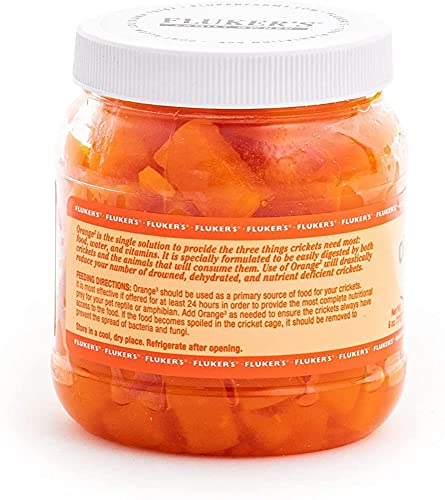 Fluker's Orange Cube Complete Cricket Diet 6oz - Includes Attached DBDPet Pro-Tip Guide