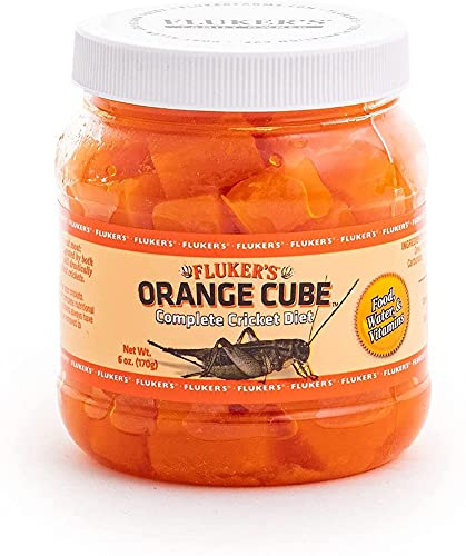 Fluker's Orange Cube Complete Cricket Diet 6oz - Includes Attached DBDPet Pro-Tip Guide