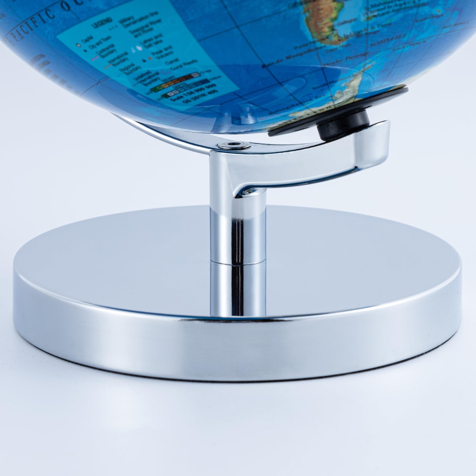 World Globe for High Clear Map Globe,9" Illuminated Constellation Globe,Educational Geographic Globe,Decor for Home Office Classroom