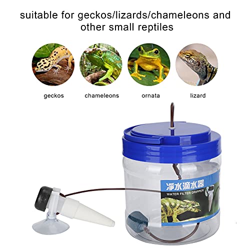 01 Reptile Water Dripper, Accessories Reptile Decor Reptile Watering Dripper for Geckos/Lizards/Chameleons for Pet Home