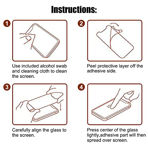 Pehael [2+2 Pack] iPhone 13 Pro Max Privacy Screen Protector with Camera Lens Protector Full Coverage Anti-Spy Tempered Glass Film 9H Hardness Upgrade Edge Protection Easy Installation Bubble Free [6.7 inch]