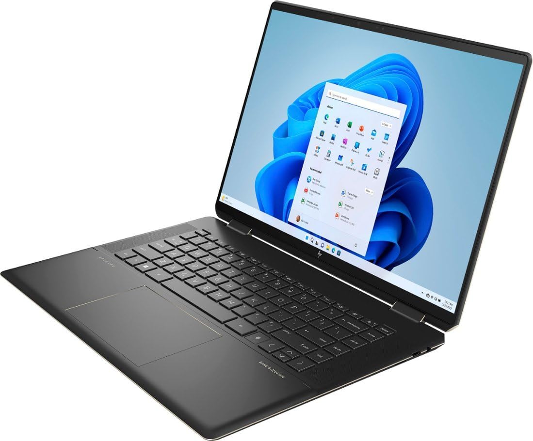 HP Spectre x360 2-in-1 Laptop 2023 16" 3K+ IPS Touchscreen 14-Core Intel i7-13700H 16GB DDR4 512GB SSD Iris Xe Graphics Thunderbolt 4 Wi-Fi 6E Backlit KB Fingerprint Windows 11 Pro Pen w/ONT 32GB USB