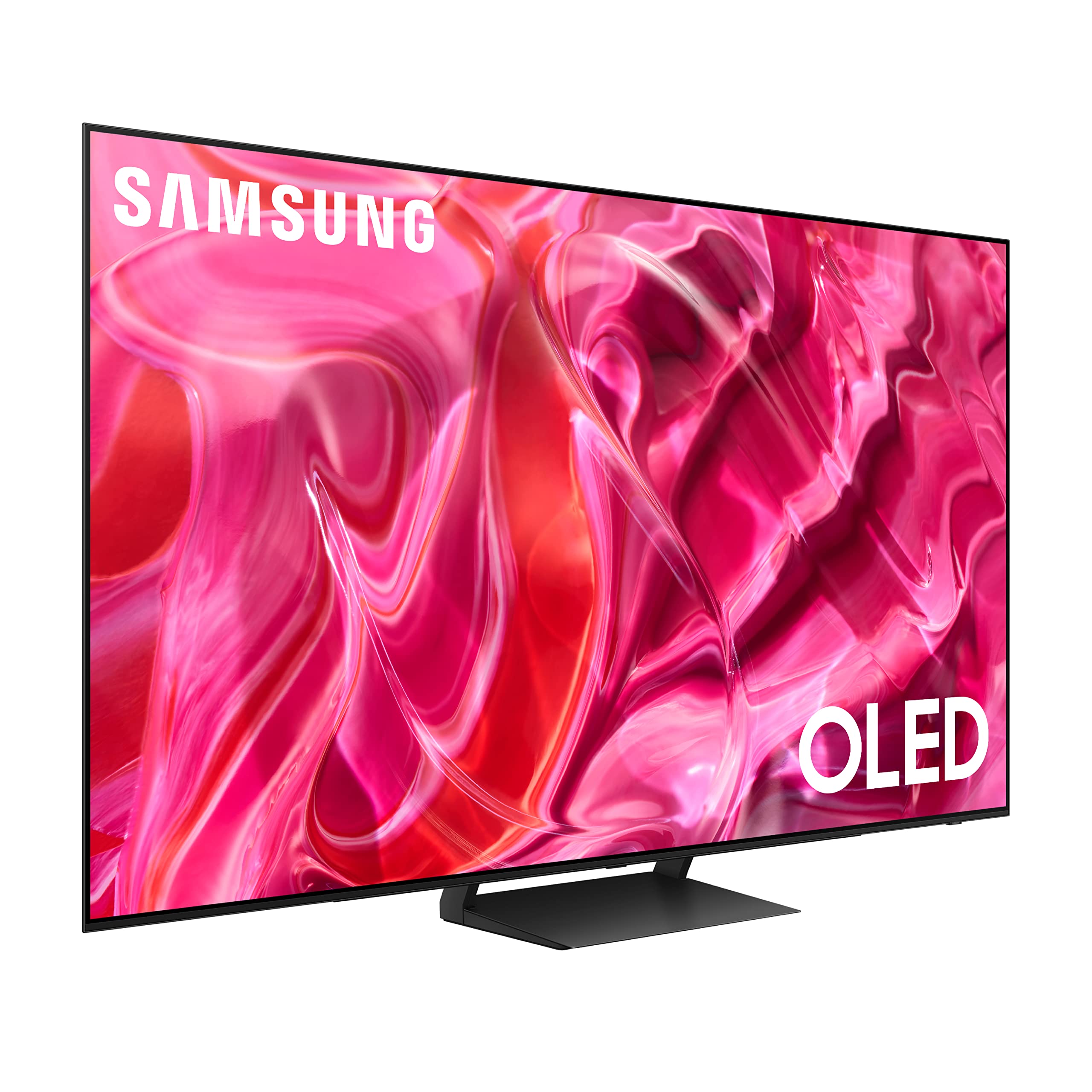 SAMSUNG 55-Inch Class OLED 4K S90C Series Quantum HDR, Dolby Atmos Object Tracking Sound Lite, Ultra Thin, Q-Symphony 3.0, Gaming Hub, Smart TV with Alexa Built-in (QN55S90C, 2023 Model) (Renewed)
