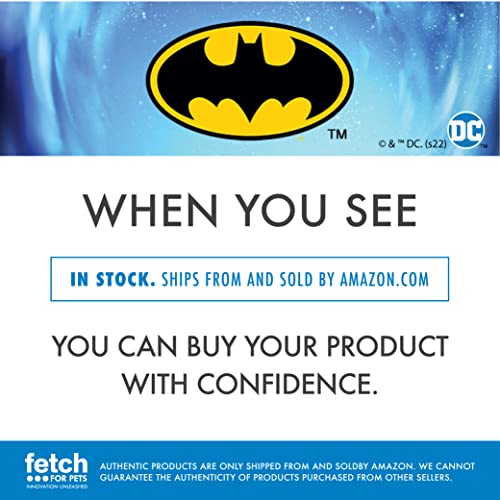 DC Comics for Pets Batman Dog Harness, Medium | Soft and Comfortable No Pull Harness for Dogs, Dog Batman Costume | Cute Dog Harness, Dog Halloween Costume, Batman Harness, Puppy Harness, Pet Harness