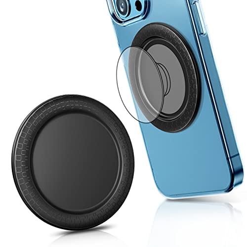 Lendouble Magnetic Disk Base for Magsafe Accessories, Removable Magnet Plate Compatible with iPhone 14/13/12 Pro Max Mini & Mag Case, Non Adhesive Mag Safe Disc Designed for P-Socket Grip/Ring Holder