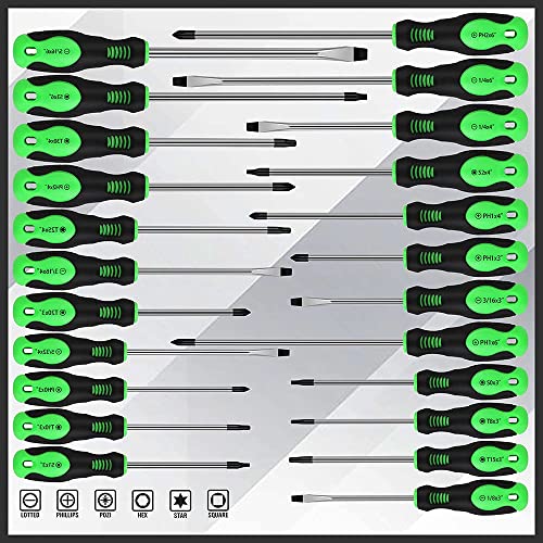 SWANLAKE 118PCS Magnetic Screwdrivers Set With Plastic Ranking,Tools For Men