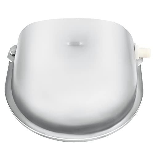 Automatic Waterer Bowl Stainless Steel Drinking Water Bowl Dispenser with Float Valve for Horse Cattle Goat Sheep Dog