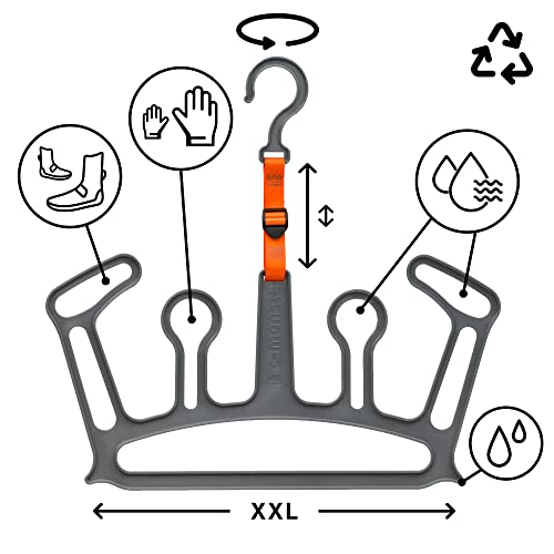 c-monsta Wetsuit Hanger is a Quick Drying Heavy Duty Hanger for Wetsuit, Gloves and Boots (V1)