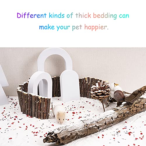 MouseBro Natural Mixed Hamster Bath Sand Hamster Bedding for Syrian Dwarf Hamsters Gerbils Mice Degus Lizard and Other Small Animals,1pack/2.75lb