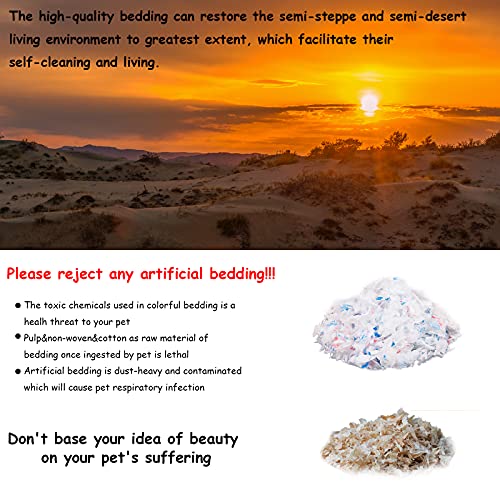 MouseBro Natural Mixed Hamster Bath Sand Hamster Bedding for Syrian Dwarf Hamsters Gerbils Mice Degus Lizard and Other Small Animals,1pack/2.75lb