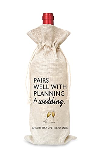 Wedding Gifts Wine Bag(1 Pc), Mr and Mrs Wedding Gift, Engagement Gift-J14