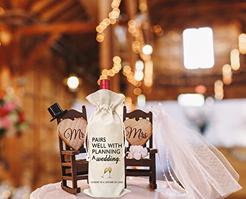Wedding Gifts Wine Bag(1 Pc), Mr and Mrs Wedding Gift, Engagement Gift-J14