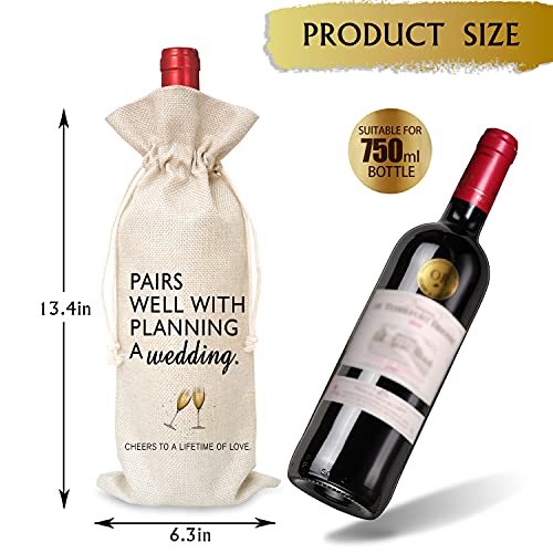 Wedding Gifts Wine Bag(1 Pc), Mr and Mrs Wedding Gift, Engagement Gift-J14