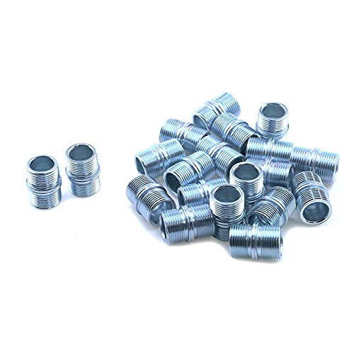 MY MIRONEY 1-Inch Diameter Metal Rack Connectors for Wire Shelve Shelving Unit Replacement Storage Shelves Part Metal Rack Pack of 20