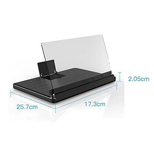 CHANGAIDA 12 Inch Phone Screen Amplifier Foldable Phone Holder Black