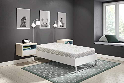 Foamma 6” x 30” x 72” High Density Foam Bunk Mattress, Organic Cotton Cover, Made in USA, Comfortable, CertiPUR-US Certified