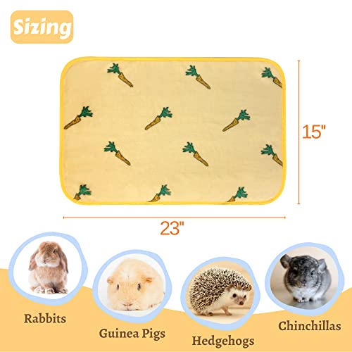 Tierecare Guinea Pig Blanket (3 Pack) Ultra Soft Pet Fleece Blankets Warm Sleep Mat Flannel Sofa Cover for Dog Cat Hamster Rabbit Fluffy(S)