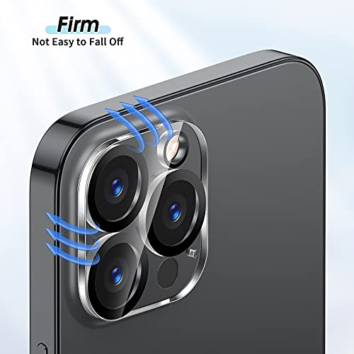 Aenoko [3 Pack] Camera Lens Protector Compatible for iPhone 13 Pro & iPhone 13 Pro Max 2021, HD Tempered Glass+Black Circle
