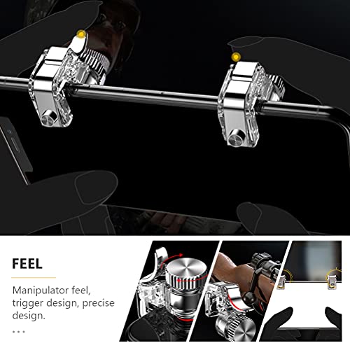 1 Pair of Portable Game Triggers Creative Game Accessories Compatible for R11s Gifts for Men Women