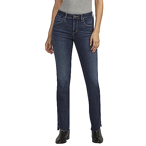 JAG Jeans Women's Eloise Mid Rise Bootcut Jeans, Brisk Blue, 14