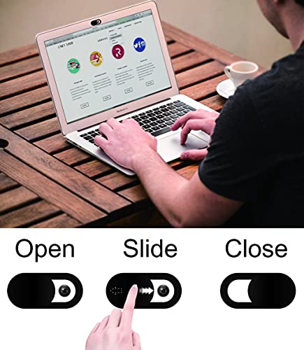 Webcam Cover Ultra-Thin Design Set of six Suitable for Notebook Computers PC MacBook pro iMac IPad Mobile Phones (only Some Models of mo)