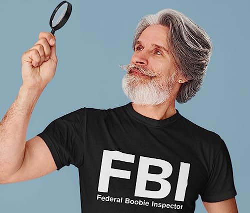 South Horizon Federal Boobie Inspector T-Shirt (#1040)~Black~Adult XL