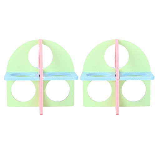 2PCS Pet Hamster Fitness Circle Toys Funny Hamster Playthings (Random Color) Funny Toys